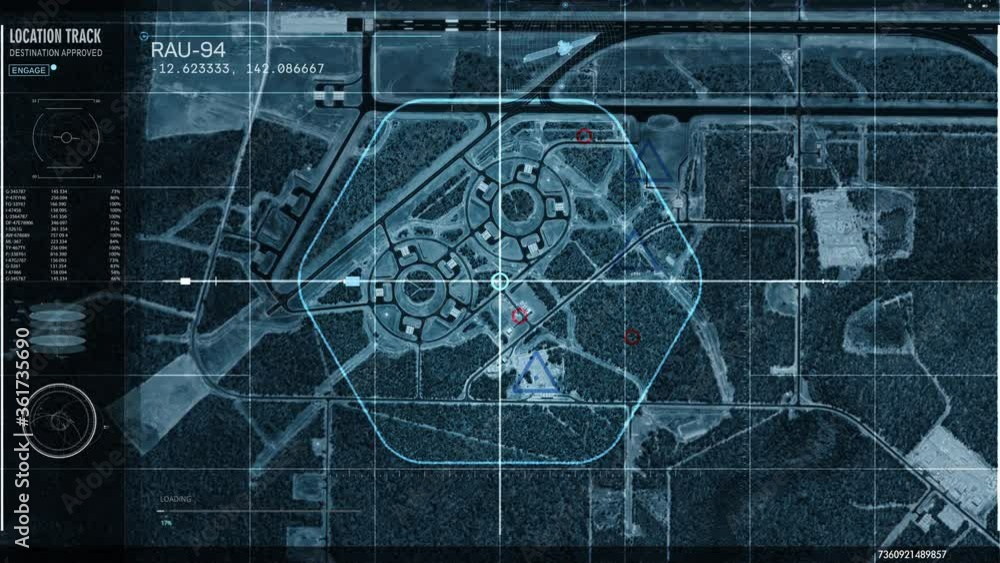 Secret satellite spy system. Camera detects Military base in Australia ...