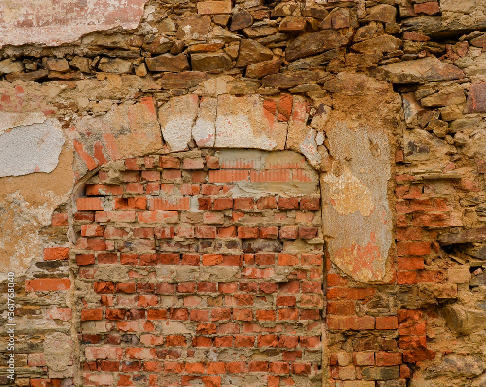 vorlage mauer alte steinmauer stadtmauer renovieren objekt haus fassade ...