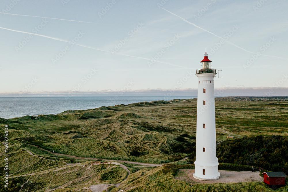 Webcam Hvide Sande Leuchtturm