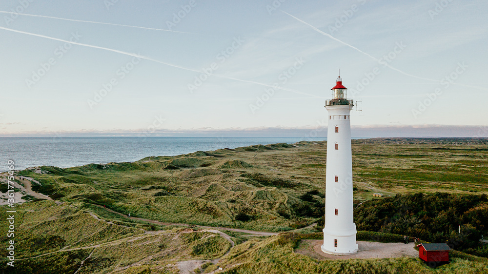 Webcam Hvide Sande Leuchtturm