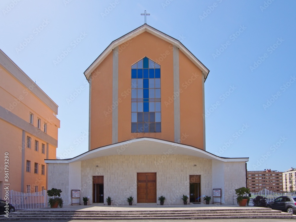 The church of Sacro Cuore di Gesù, Latina's cathedral and bishop's see ...