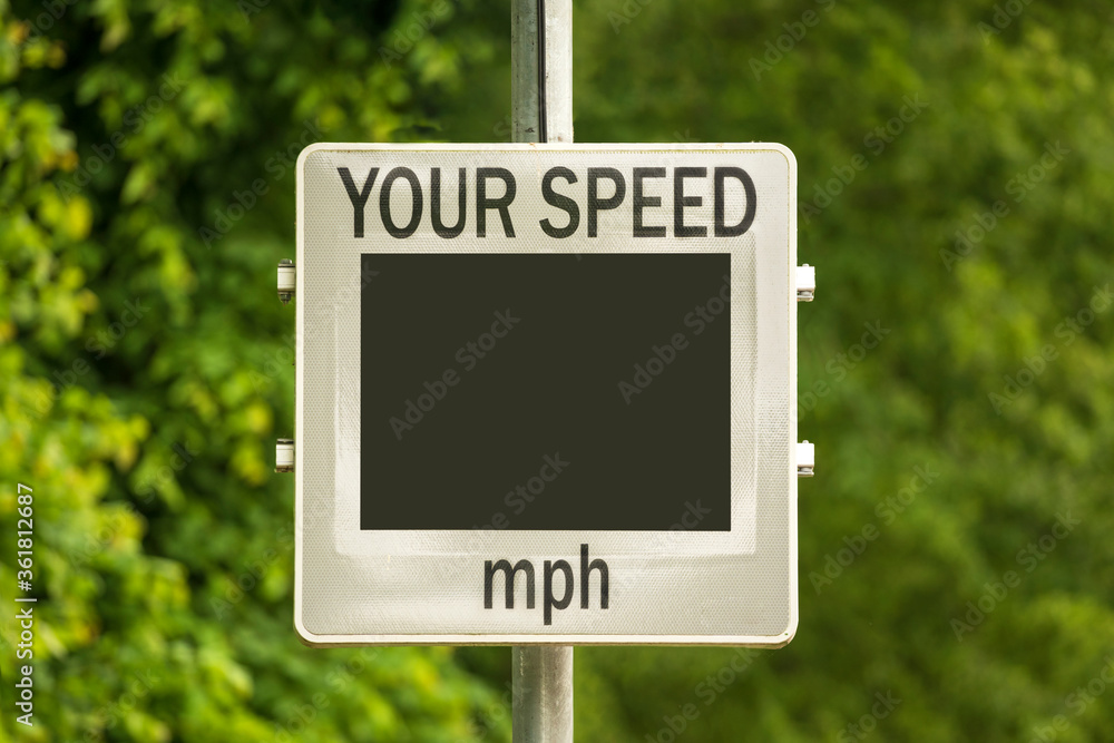 Speed Indicator Device (SID) that measures and displays the speed of ...