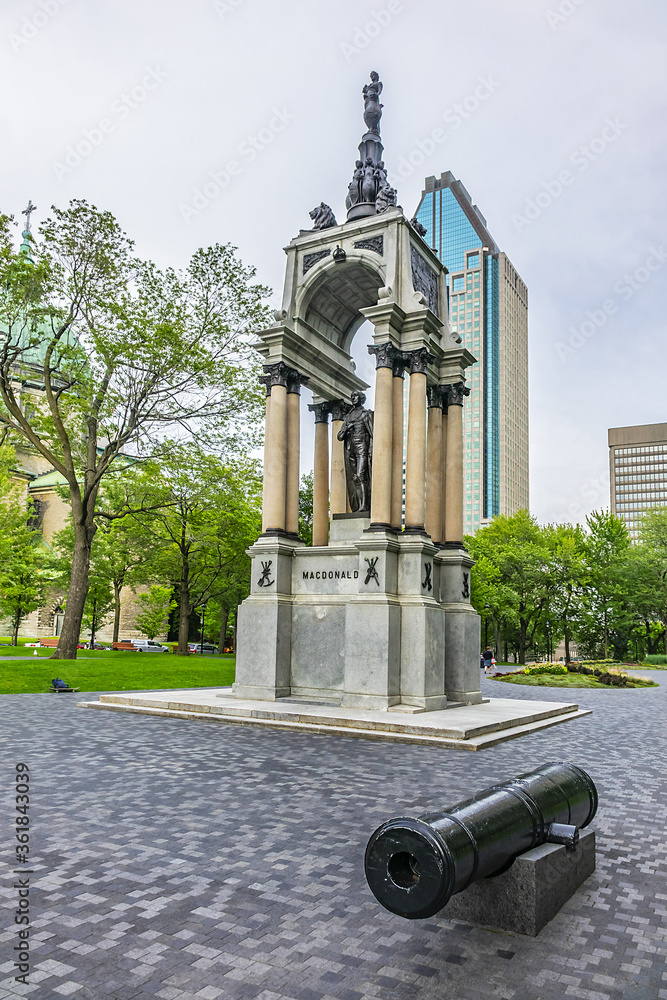 Monument to Sir John Alexander Macdonald - statue of Canada's first ...