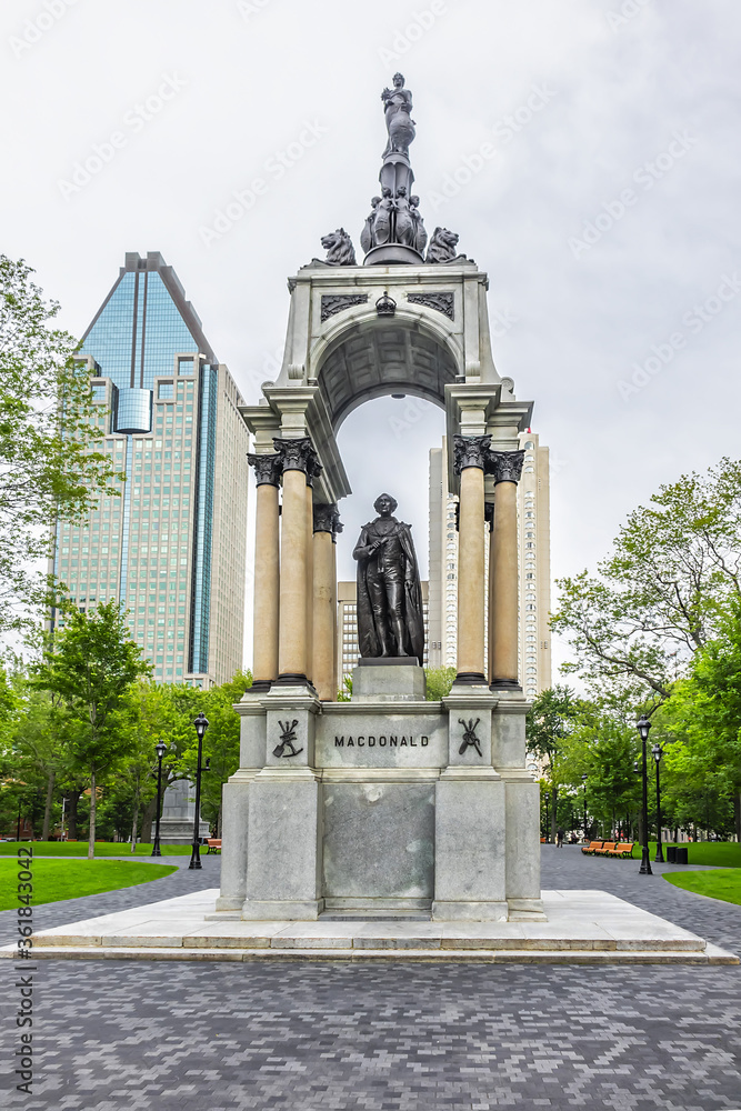 Monument to Sir John Alexander Macdonald - statue of Canada's first ...
