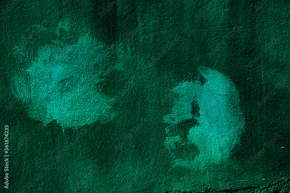Petrol colored wall texture background with textures of different ...