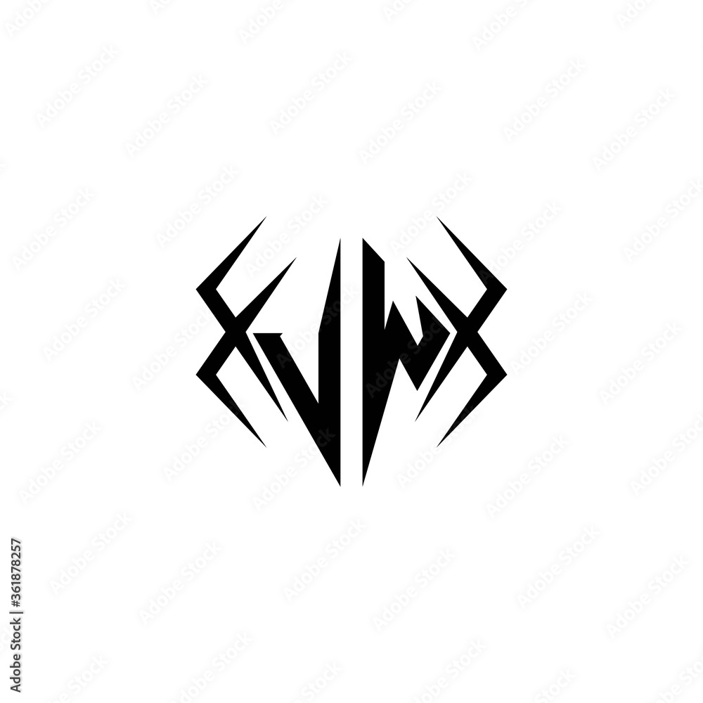 Initial logo design with Cool style, Logo business branding. Stock ...