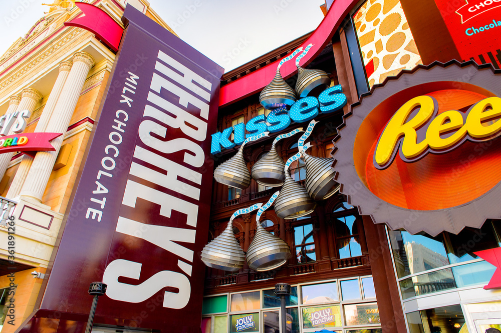 Hershey Chocolate World Logo