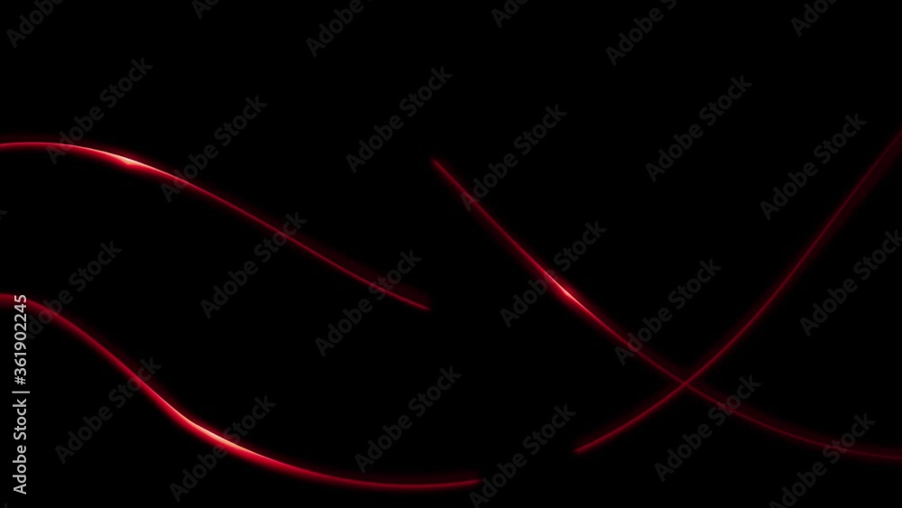 Motion light effect with curve trail, Glowing shiny lines, Abstract ...