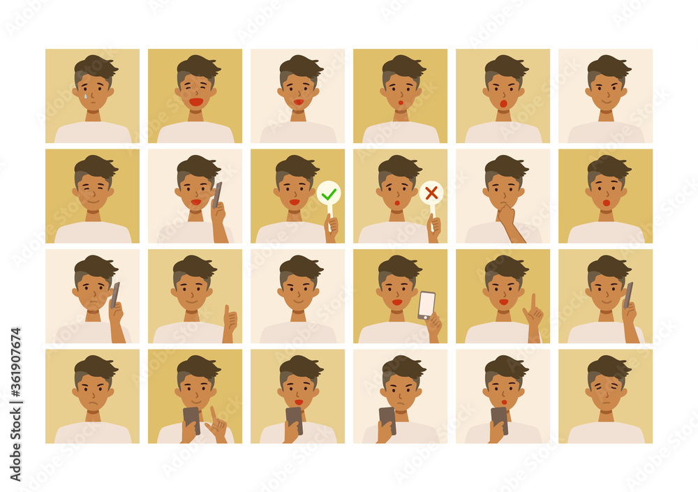 Model Face Expressions Poses