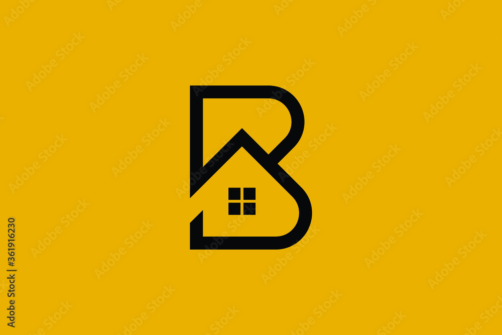 Logo design of B BB in vector for construction, home, real estate ...