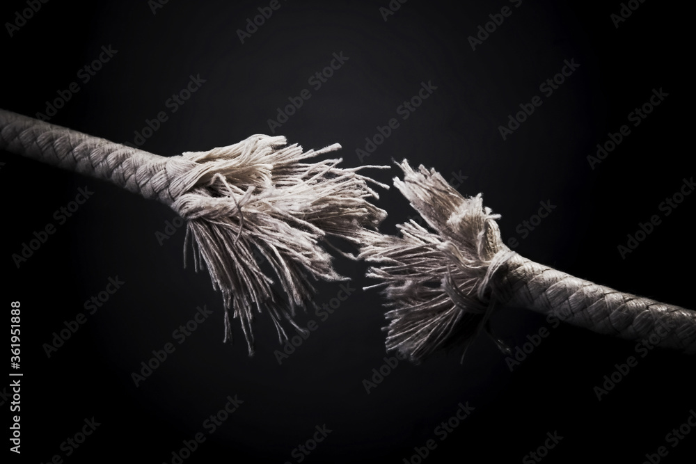 Fraying rope Stock Photo | Adobe Stock