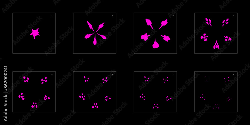 Shine poison explosion effect. Poison explosion animation effect ...