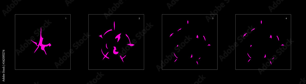 Shine poison explosion effect. Poison explosion animation effect ...