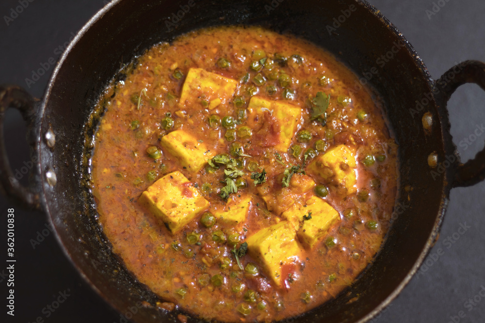 Mattar paneer, also known as matar paneer, and mutter paneer is a ...