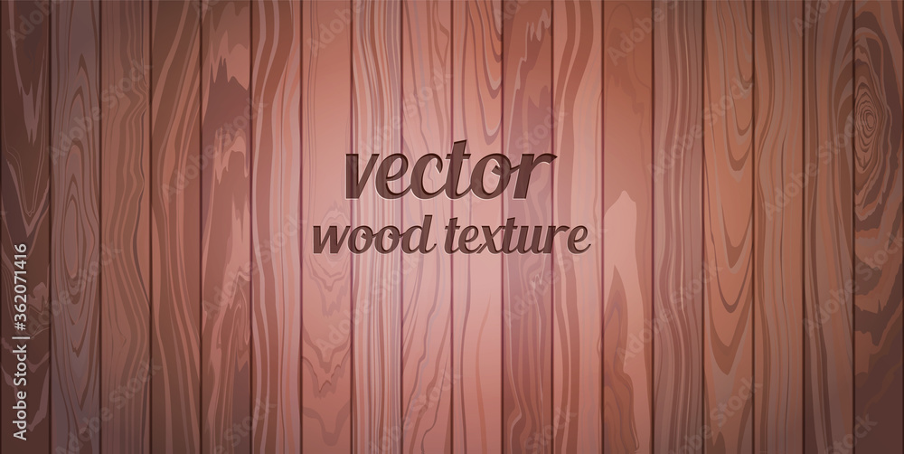 Vector cartoon wood texture. Wooden background. Stock Vector | Adobe Stock