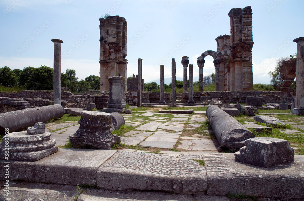 filippoi, kavala, greece, ancient, temple, architecture, greek, ruins ...
