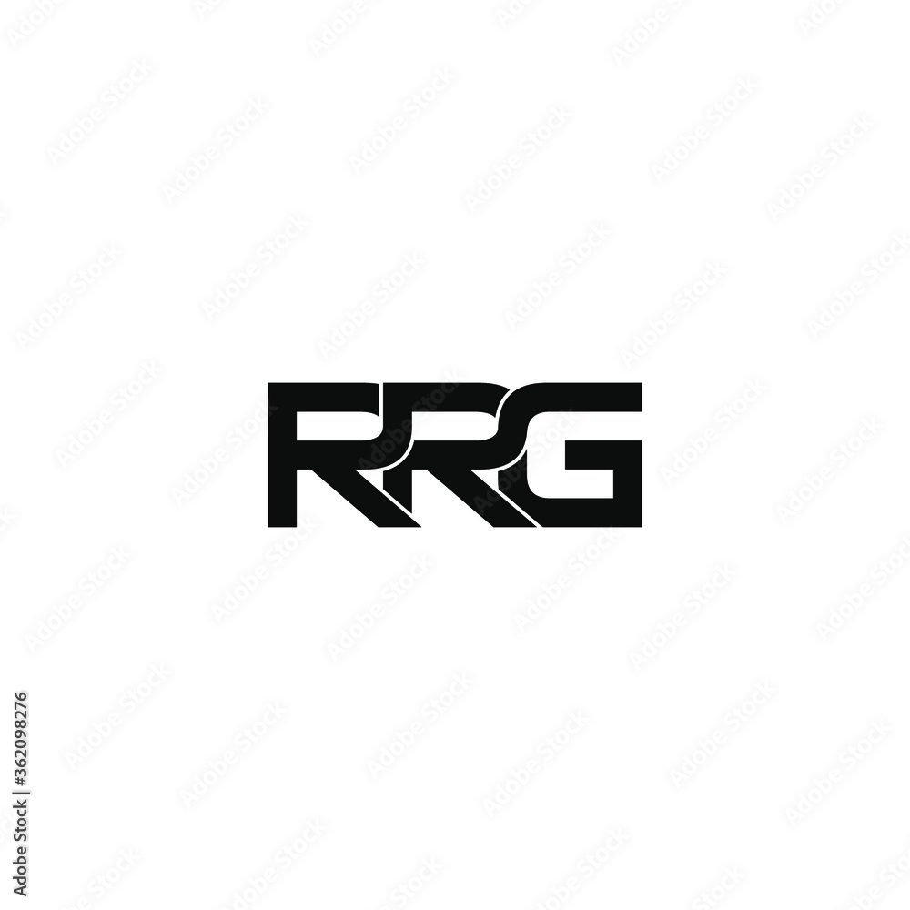 rrg letter original monogram logo design Stock Vector | Adobe Stock