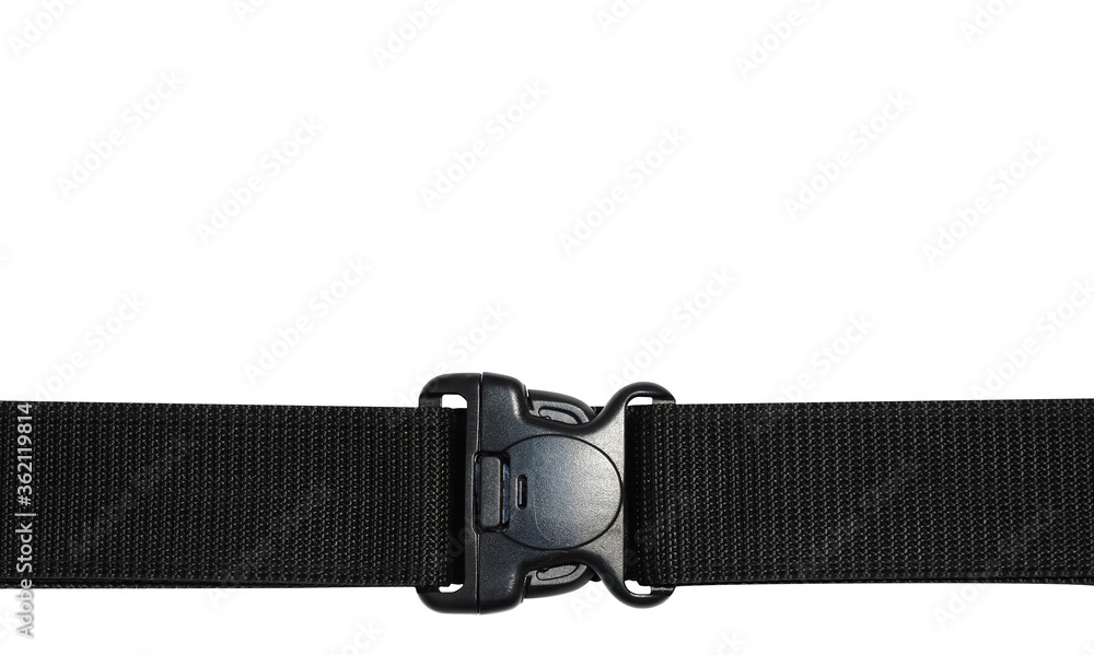 Black side release acculoc buckle plastic clasp quick nylon belt rope ...