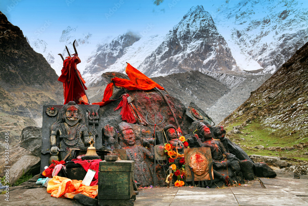 Bhairavnath (Bhairav Baba Nath Temple) in Kedarnath, Uttarakhand state ...