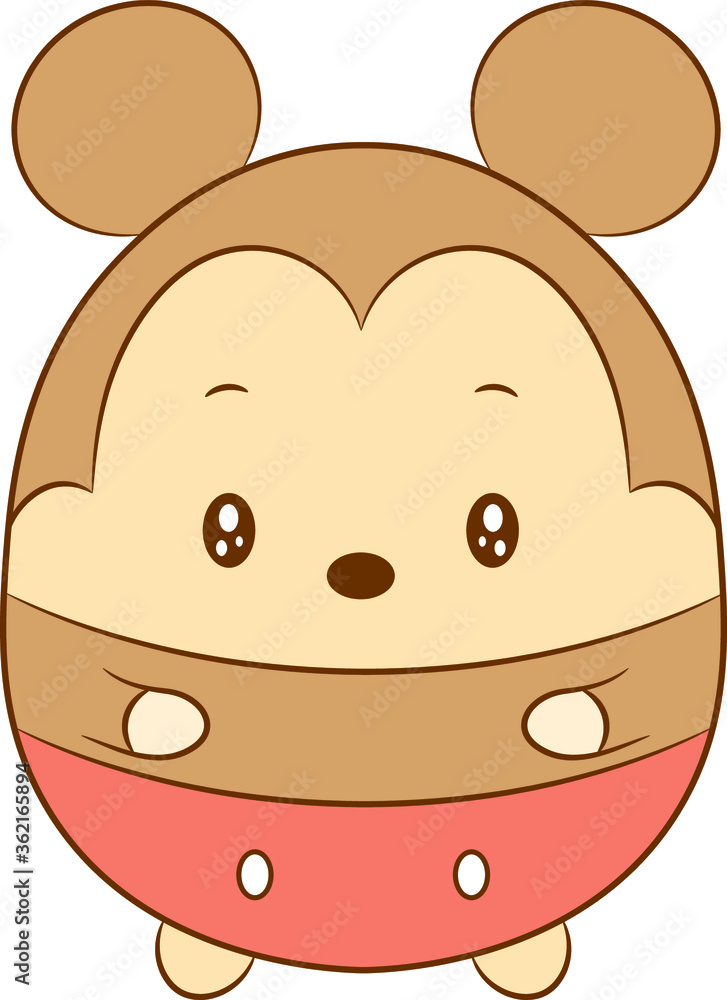 Cute Mickey Mouse Drawing