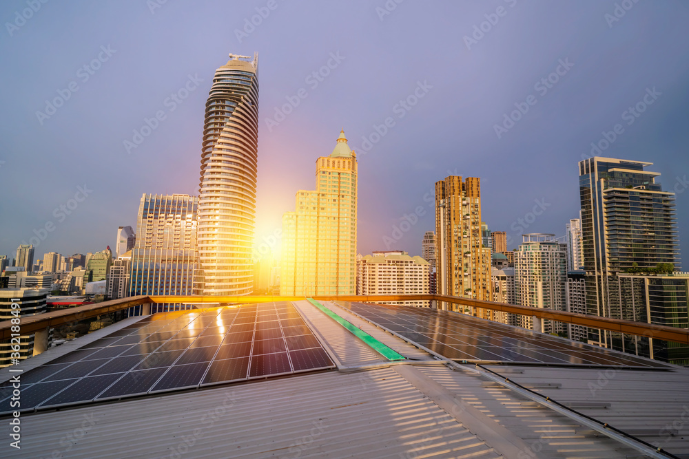 Investment concept. Renewable energy is a necessity of the future world ...