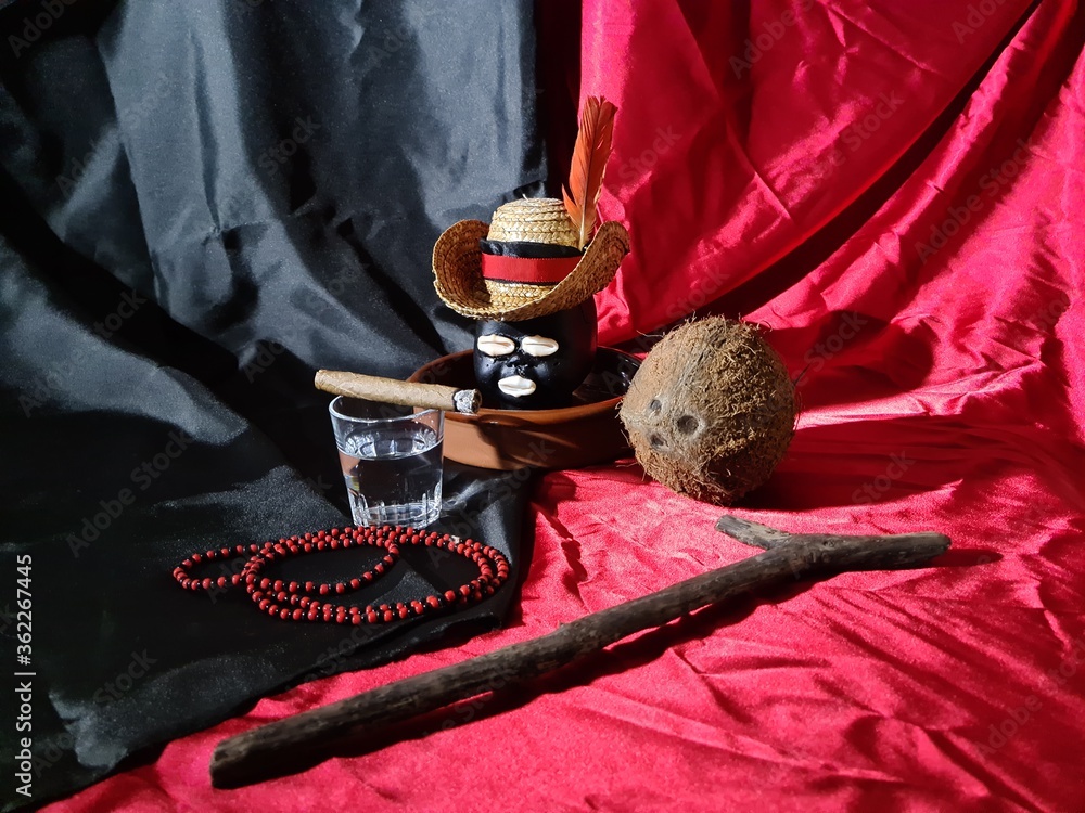 eleggua the Yoruba deity owner of the roads Stock Photo | Adobe Stock