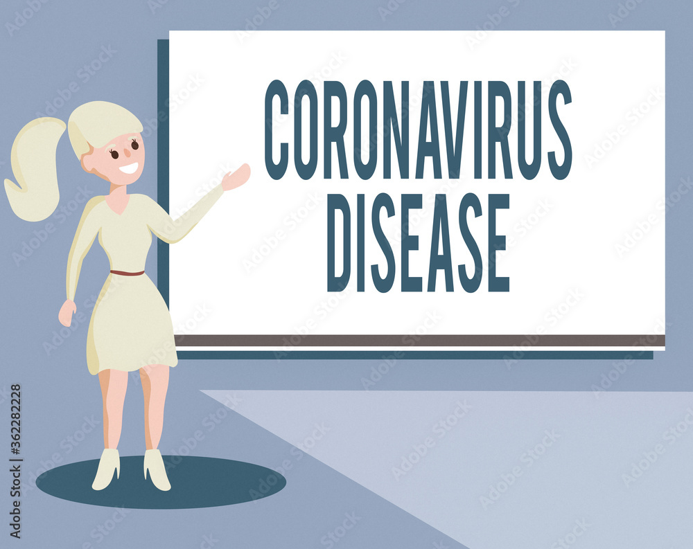 Writing note showing Coronavirus Disease. Business concept for defined ...