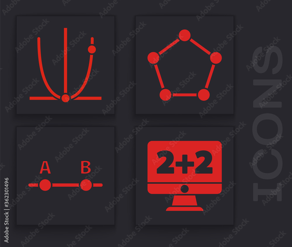 Set Equation Solution Graph Schedule Chart Diagram Geometric Figure Pentagonal Prism And