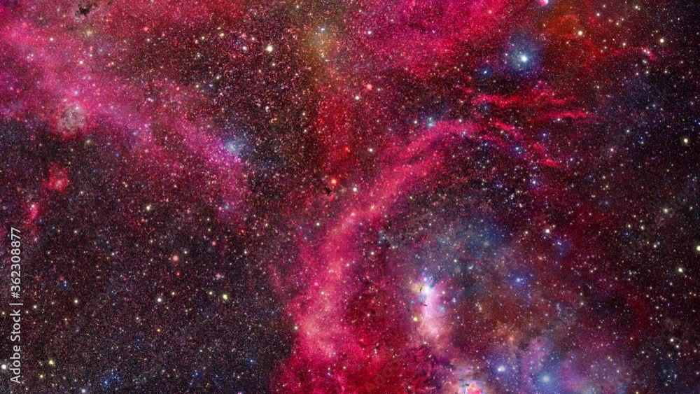 Space travel flying in to the Constellation Of Orion Orion. 4K is ...