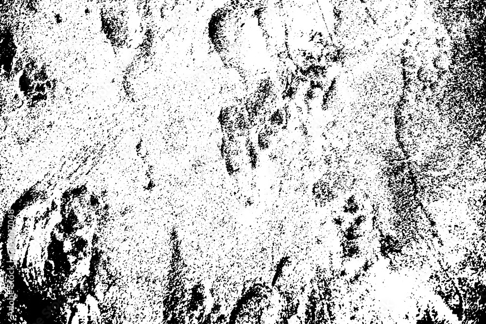 Grunge sandy texture, black and white vector abstraction. Beach sand ...