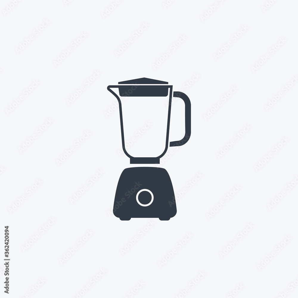 Blender icon isolated on clean background. Blender icon concept drawing ...