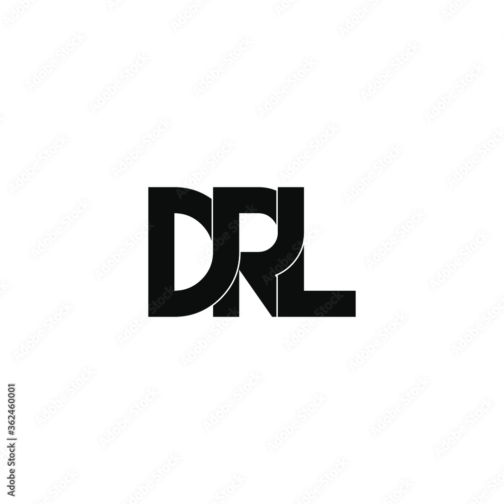 drl letter original monogram logo design Stock Vector | Adobe Stock