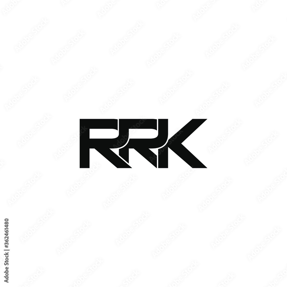 rrk letter original monogram logo design Stock Vector | Adobe Stock
