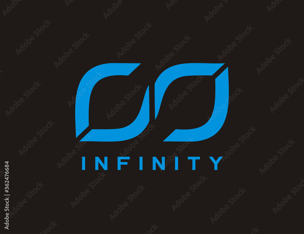 Infinity logo Design. Infinity icon Stock Illustration | Adobe Stock