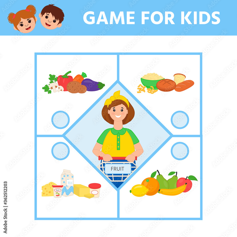Education logic game for preschool kids for the development of logical ...