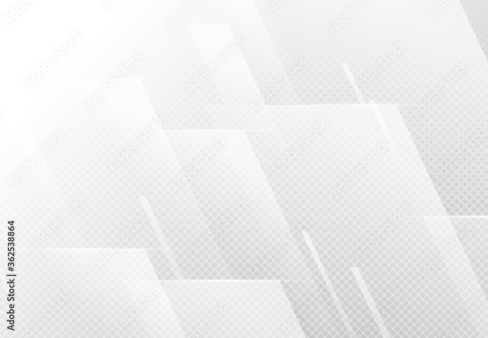 Abstract grey technology design of pattern decorative artwork ...