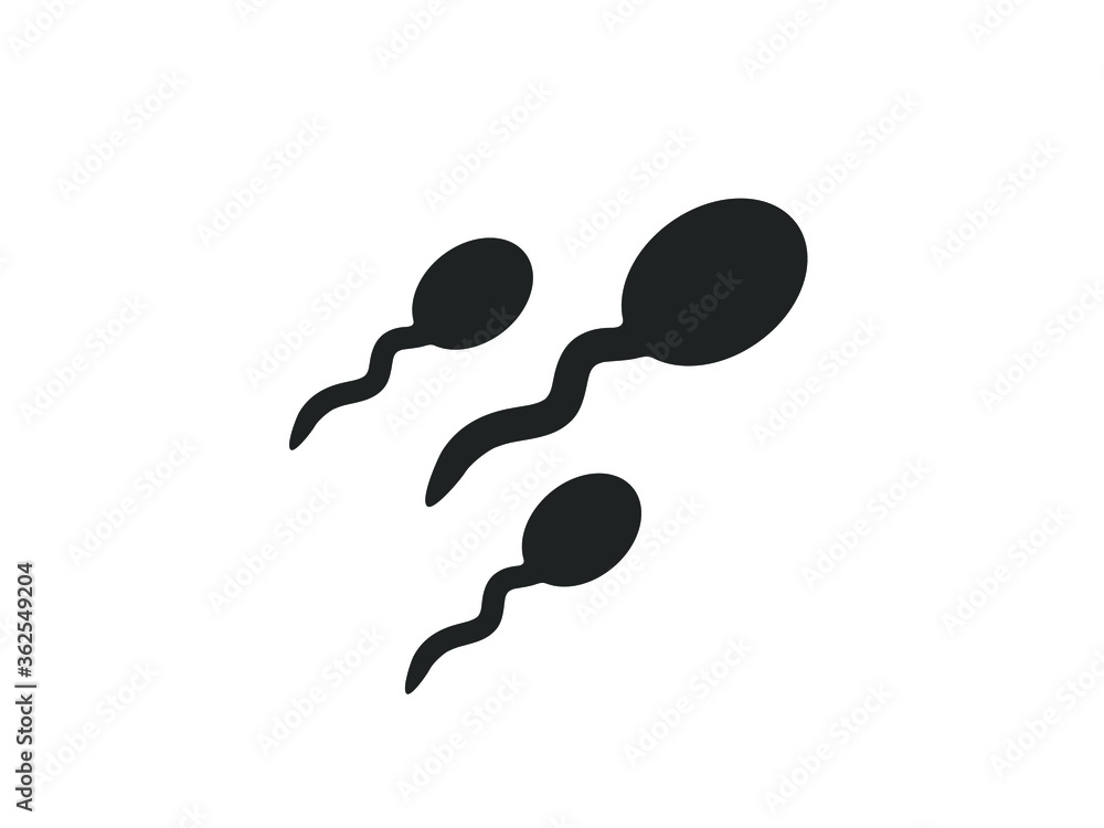 Spermatozoid icon. Spermatozoids vector illustration. Sperm icon. Stock ...