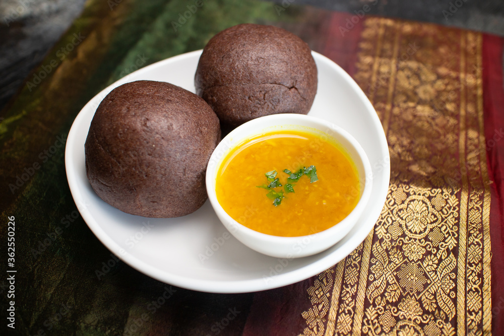 Ragi Mudde, Ragi sangati or finger millet balls healthy snack in ...