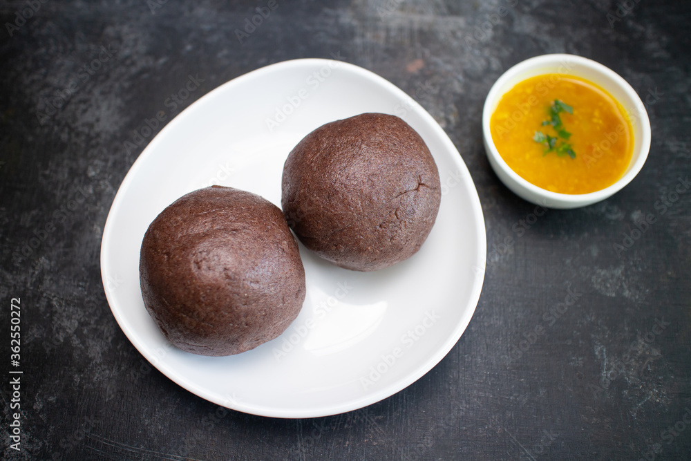 Ragi Mudde, Ragi sangati or finger millet balls healthy snack in ...