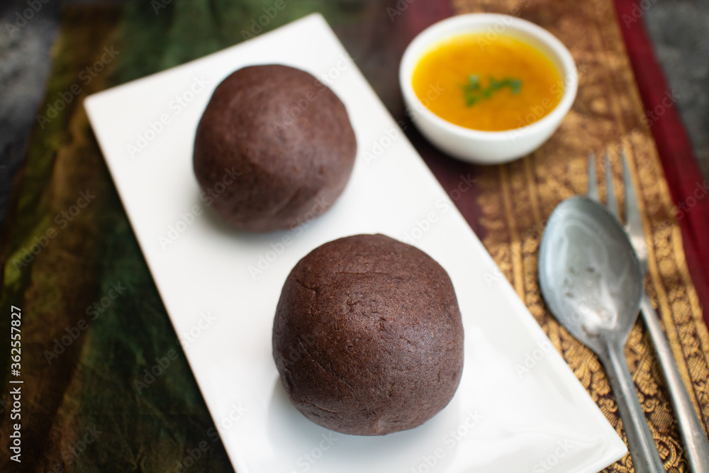 Ragi Mudde, Ragi sangati or finger millet balls healthy snack in ...