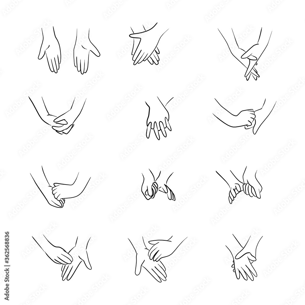 wash hands step by step instructions and guidelines vector illustration ...