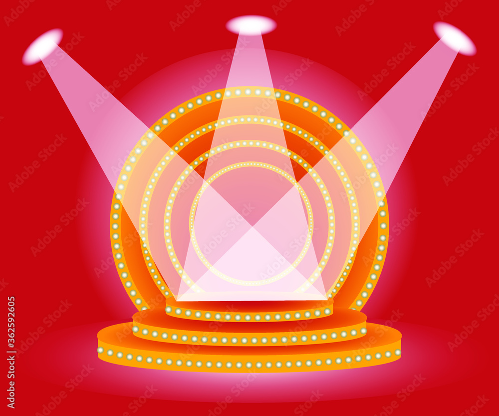 red spotlight show stage light bulb wallpaper background advertisement ...
