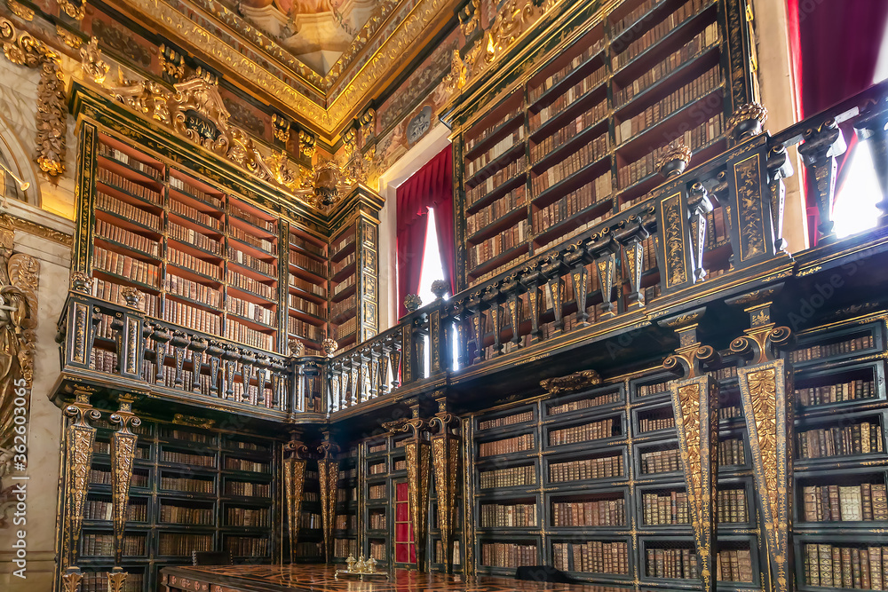 Coimbra, Portugal - July 16, 2019: The Johannine Library (Portuguese ...