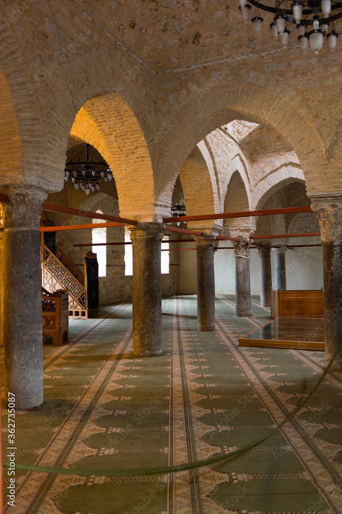 ANTALYA, TURKEY - APR 19, 2015: Yivli minare Mosque (Alaaddin), Fluted ...