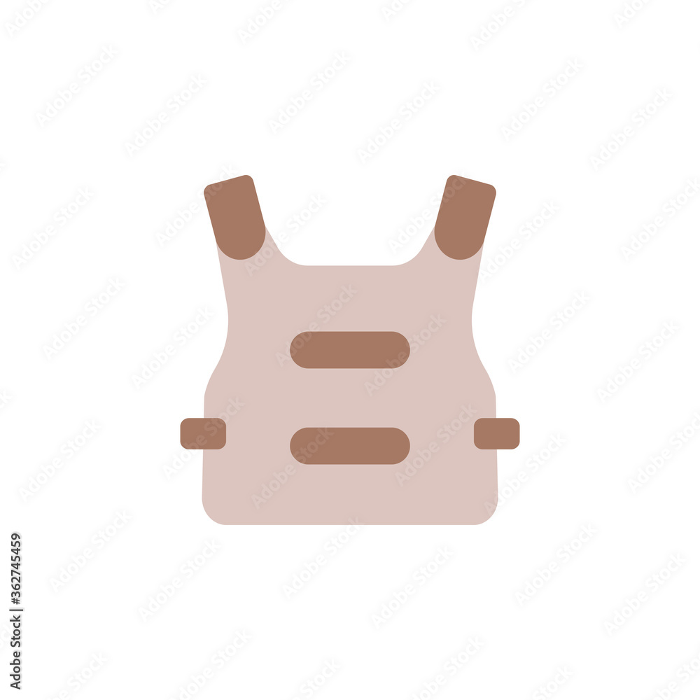 Armor icon. Simple color vector elements of video game icons for ui and ...