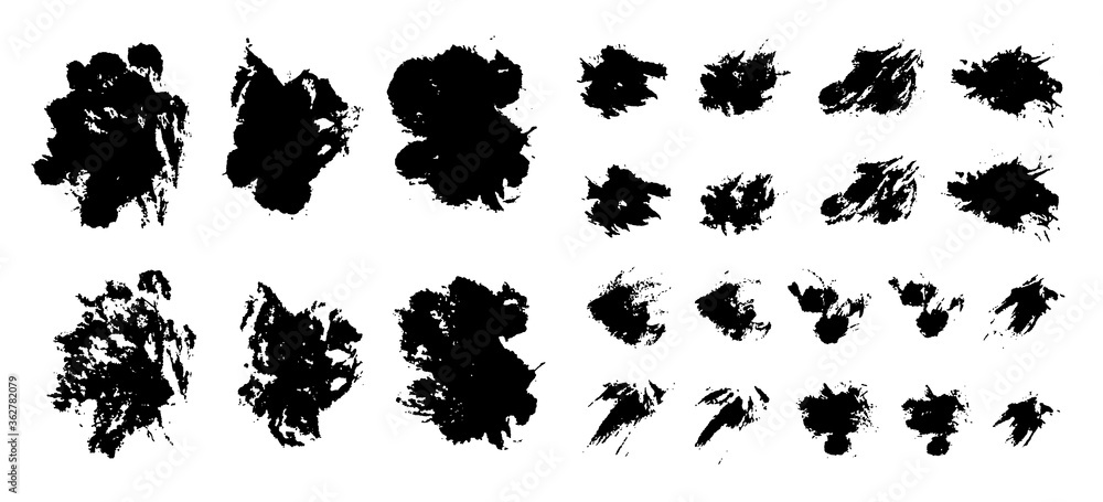 Grunge design elements set. Grunge shapes collection for patterns or ...