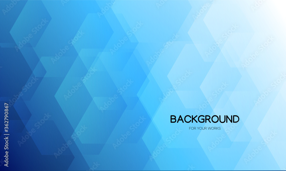Abstract background vector illustration. Light blue gradient with ...