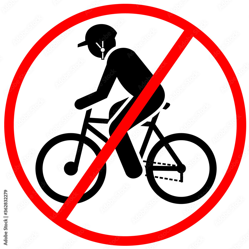 Bicycle Sign Vector