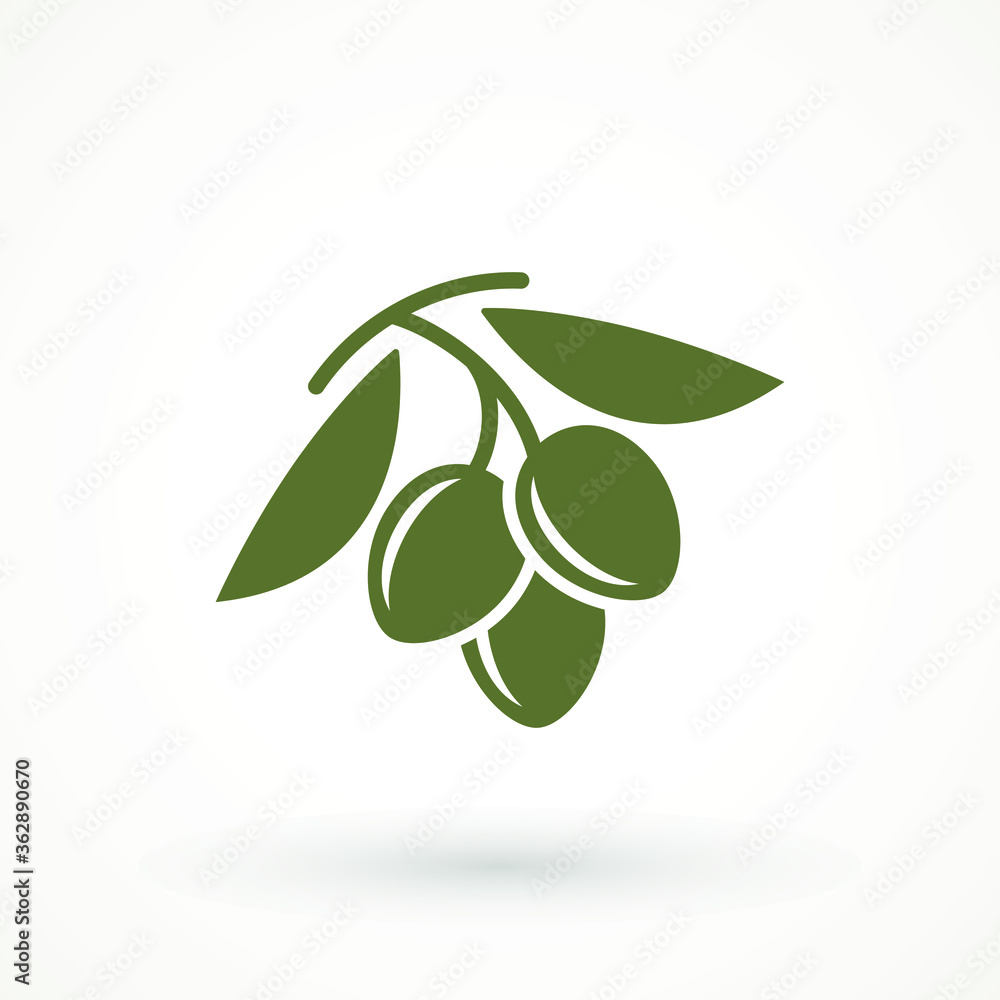 Vecteur Stock Olive icon sign vector symbol logo illustration for web ...