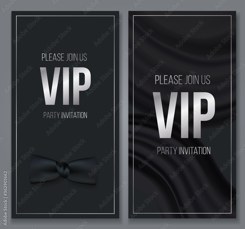 VIP party premium invitation design template for cards, posters, flyers ...